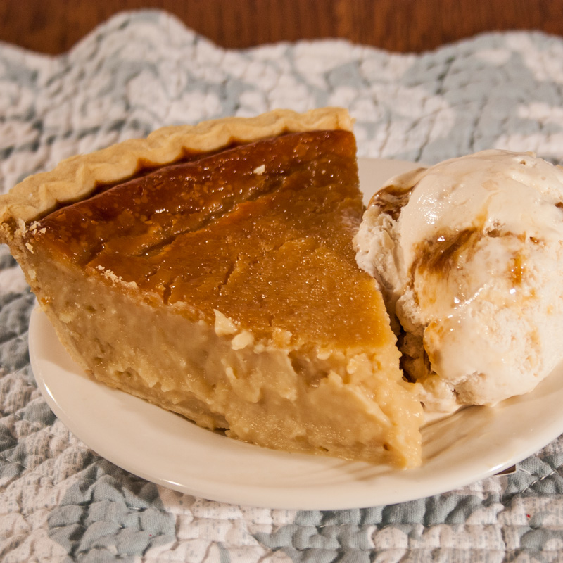 Old Fashion Cream Pie - Slice | Blue Gate Bakery Online